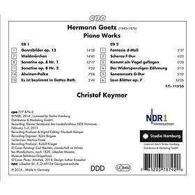 Christof Keymer Complete Piano Works CD - Sammenlign priser hos Prisjakt