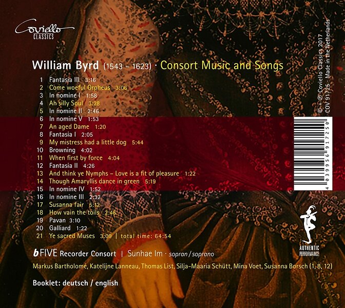 Byrd, Im Consort Music & Songs CD, Från 209 kr