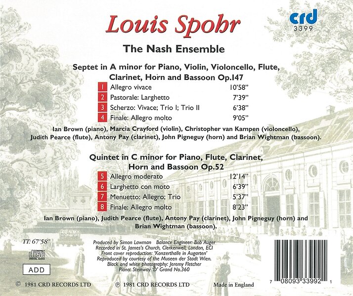 Nash Ensemble Septet In A Minor Op 147 CD - Price from £11.55