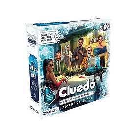 Hasbro Gaming Cluedo Secrets Under Snowfall 24-Day Family Mystery Puzzle Game Advent Calendar ...