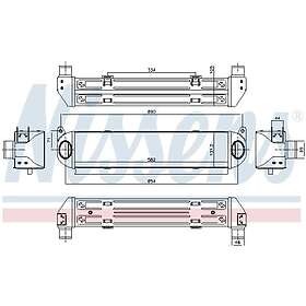 Nissens Laddluftkylare 96243, Från 2535 kr