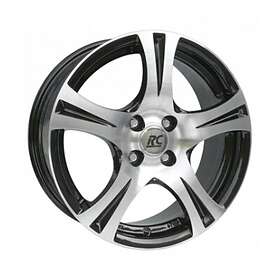 RCDesign RC14 schwarz glanz vollpoliert 6,0x14 4/108,00 ET24 B65.1 ...