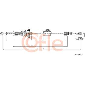 Cofle Vajer, parkeringsbroms 92.10.8063 - Sammenlign priser hos Prisjakt