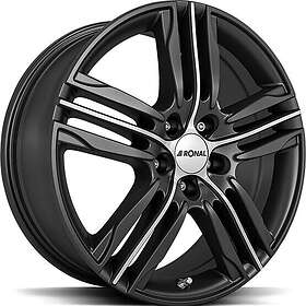 Ronal R57 Matt Black front cut 7,5x19 5/112 ET55 B66.6, Från 3009 kr