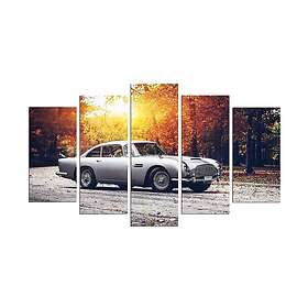 Dekorativ MDF-målning 5 Delar Flerfärgad 250PUR2952 - finn riktig ...