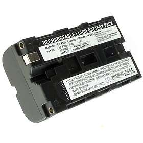 Batteriexperten Kompatibelt med Sony CCD-TRV87, 7.2V (7.4V), 1150 mAh ...