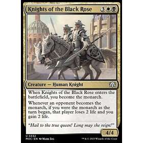 löskort: Commander: March of the Machine: Knights Black Rose - Hitta ...
