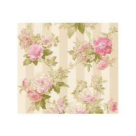 A.S. Creation Blommig Tapet Romantico Ovävd Rosa 304464, Från 429 kr