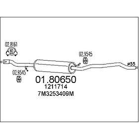 MTS mittenljuddämpare 01.80650 - Sammenlign priser hos Prisjakt