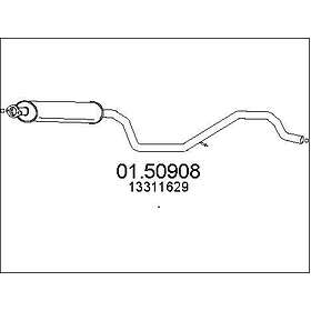 MTS mittenljuddämpare 01,50908, Från 1648 kr