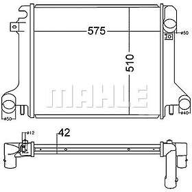 Kylare, motorkylning Mahle CR 1217 000P - Sammenlign priser hos Prisjakt