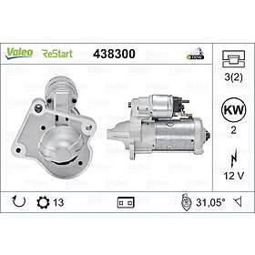 Valeo Startmotor 438300 - Hitta bästa pris på Prisjakt
