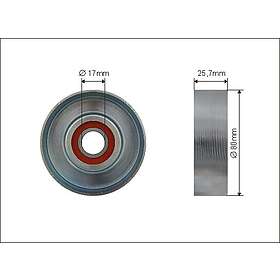 Styrrulle, flerspårsrem CAFFARO 500509 - Hitta bästa pris på Prisjakt