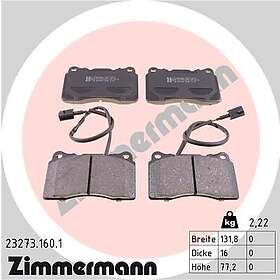 Bromsbeläggssats, skivbroms ZIMMERMANN 23273,160.1 - Black Friday 2025 ...
