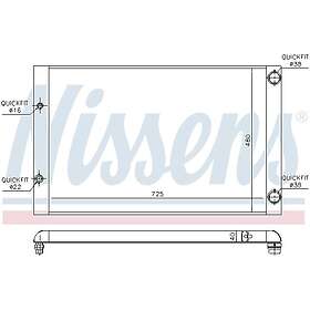 Nissens Kylare, motorkylning 60427 - Hitta bästa pris på Prisjakt