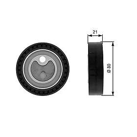 Gates Spännrulle, aggregatrem T38070 - Sammenlign priser hos Prisjakt