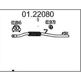 MTS Avgasrör 01,22080 - Hitta bästa pris på Prisjakt