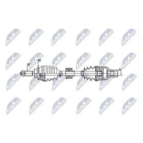 Drivaxel NTY NPW-SU-027 - Hitta bästa pris på Prisjakt