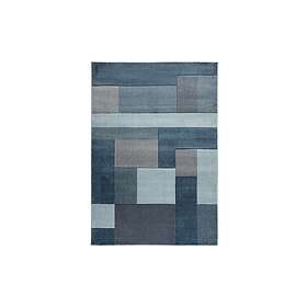 Flair Rugs Hand Carved Cosmos Friezematta 160x230 cm Denimblå ...