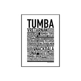 Wallstars Tumba Text Svartvit 70x100 cm 663-70x100 - Hitta bästa pris ...