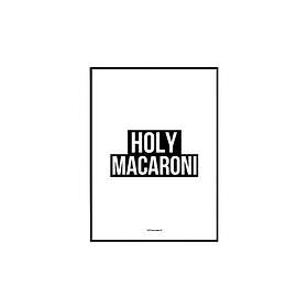 Wallstars Holy Macaroni Text Svartvit 70x100 cm 3326-70X100 - Hitta ...