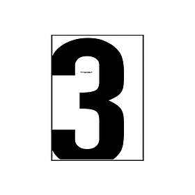 Wallstars No. 3 Poster Text Svartvit 40x50 cm 107-40X50 - Hitta bästa ...