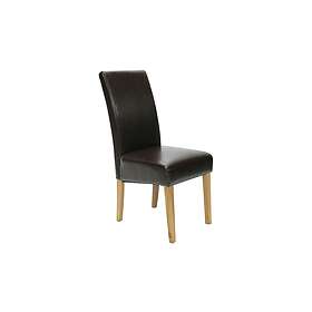 Tiffany Stol 45x63xH49 / 104cm läder mörkbrunt 19981 - Hitta bästa pris ...