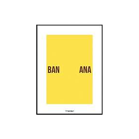 Wallstars Banana BAN ANA Text Gul 30x40 cm 3266-30X40 - Hitta bästa ...