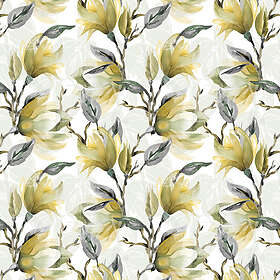 Textilgallerian Magnolia Gul Tyg - Hitta bästa pris på Prisjakt