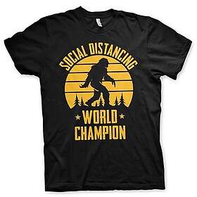 Social Distancing World Champion T-Shirt (Herr) - Hitta bästa pris på ...
