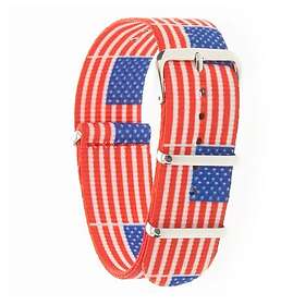 Dr Nato Straps FLAG Strap USA Satin 18 mm - Hitta bästa pris på Prisjakt