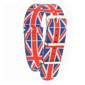Dr Nato Straps FLAG Strap UK Satin 18 mm, Från 199 kr