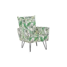 Ribelle Lenestol Bladmönster Grønn/Vit 236314 - Sammenlign priser hos ...