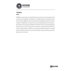 BCN3D Filaments TPU 2,85 mm 750g White - Hitta bästa pris på Prisjakt