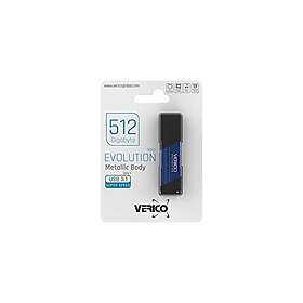 Verico USB-STICK 512GB USB 3,1, MKII, Metallgehäuse Blau detaljhandel ...