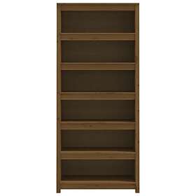 Best pris på vidaXL Bokhylla honungsbrun 80x35x183 cm massiv furu ...