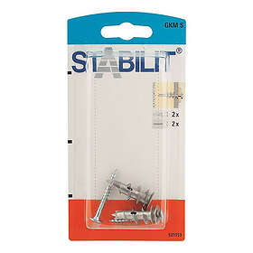 STABILIT Gipsplugg Stabilt Gkm S Med Skruv 4,5X35Mm 8-Pack - Black ...