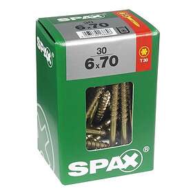 SPAX Träskruv Tft 6X70Mm 30St/Fp - Black Friday 2025 – Erbjudanden från ...