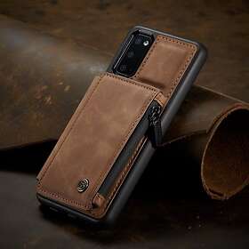 CaseMe Samsung Galaxy S20 Skal C20 Kortfack Dragkedja Ljusbrun - Hitta ...