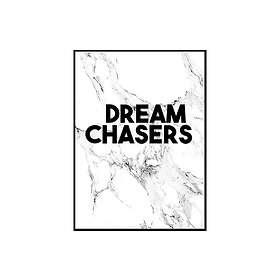 Wallstars Dream Chasers Text Svartvit 40x50 cm - Hitta bästa pris på ...