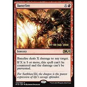Magic löskort: Core Set 2019: Banefire (Prerelease Foil) - Hitta bästa ...