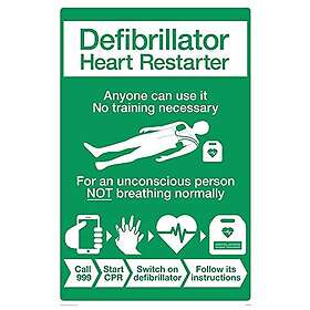 Viking Signs Defibrillator Poster BHF - Hitta bästa pris på Prisjakt