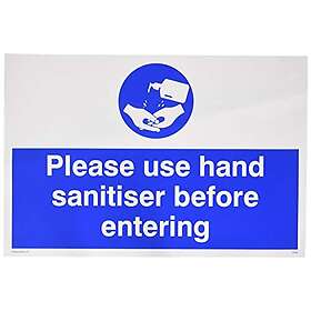 Viking Signs MH5489-A4L-V"Please Use Hand Sanitiser Before Entering ...