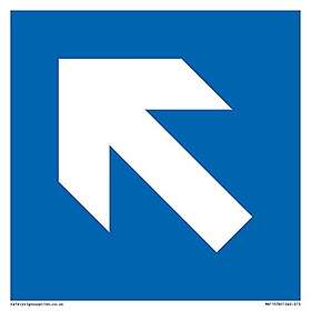 Viking Signs Anpassad obligatorisk: Uppåtpil tecken 150 x 150 mm S15 ...