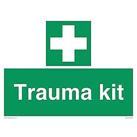 Viking Signs Trauma kit skylt – 400 x 300 mm – A3L - Hitta bästa pris ...