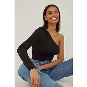 NA-KD Party Rynkad topp i sammet med en axel (Dam) - Hitta bästa pris ...