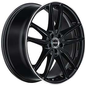 MAK Evo Dark Black/polished lip 8X18 5/112 ET43 CB66,6 - Hitta bästa ...
