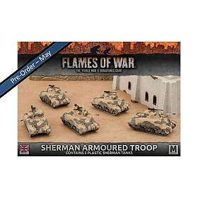 British Desert Rats Sherman Armoured Troop (Plastic), Från 310 kr