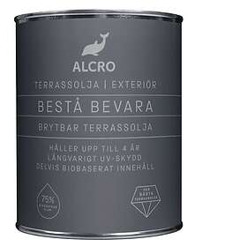 Alcro Bestå Bevara Terrassolja, Grå, 0,9l 710012657 - Hitta bästa pris ...