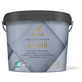 Alcro ad.stil Helmatt Täckfärg, Vit/Bas, 3l 710014267 - Hitta bästa ...